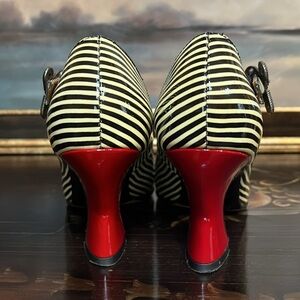 John Fluevog | Shoes | John Fluevog Poser Darla Stripped Leather Bow ...